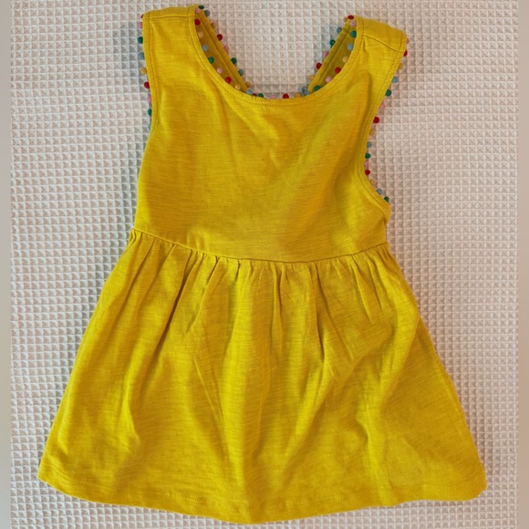 Mini Boden | Dresses | Mini Boden Sunny Yellow Dress With Colorful ...
